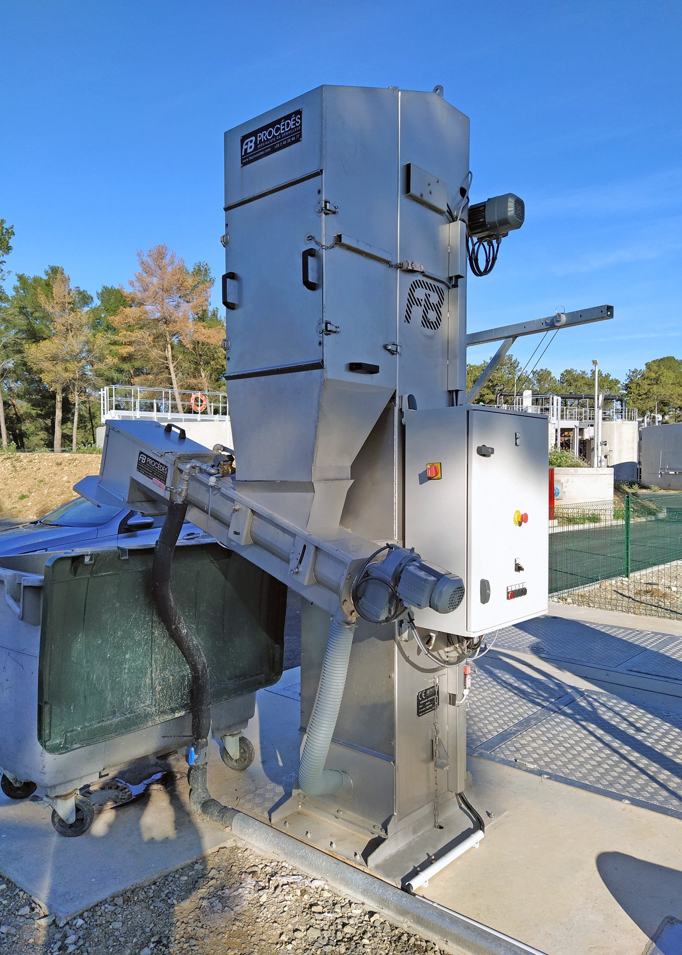 Deux dégrilleurs sur une STEP du 34 | FB Procédés